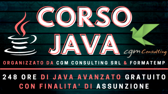 Corso JAVA Avanzato GRATUITO - 248 ore (gennaio 2022)