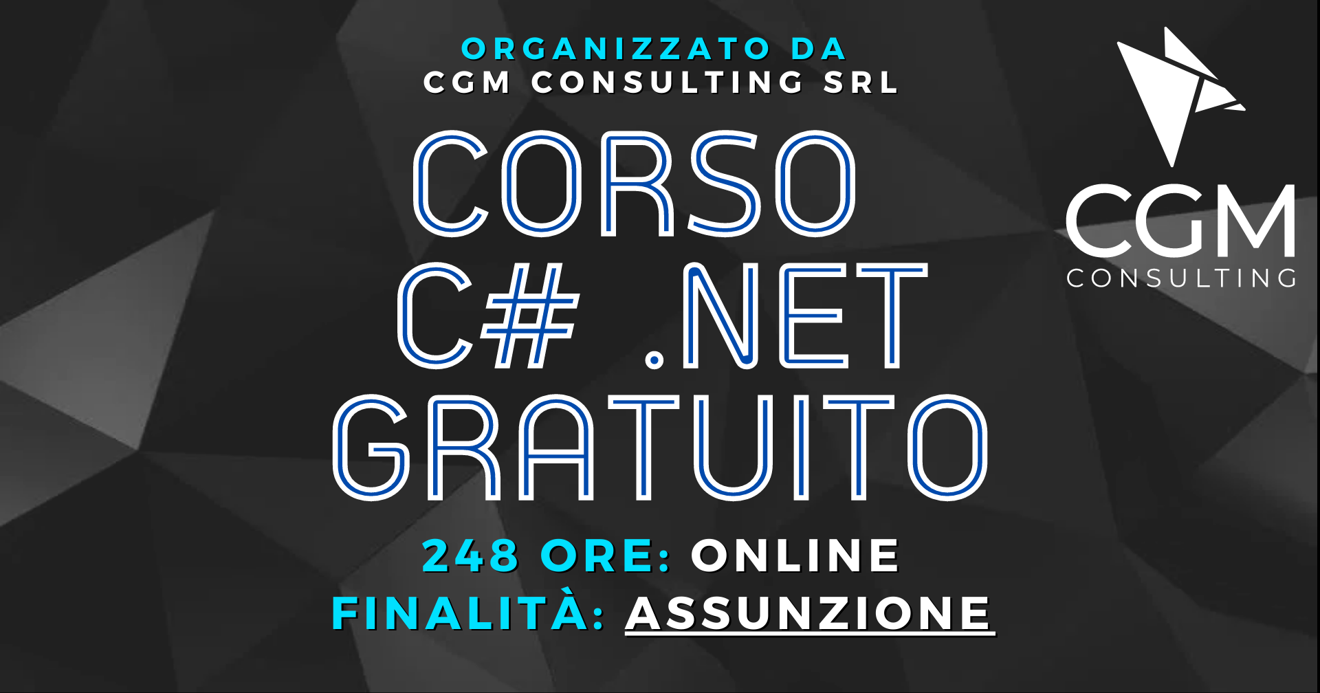 Corso C# .NET GRATUITO (ottobre 2023) - CGM Consulting S.r.l.